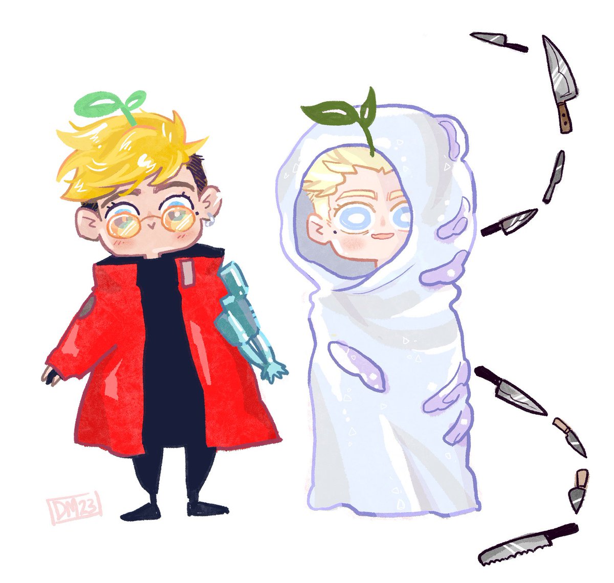 「bashuu the stampede and his weirdo broth」|Deya Munizのイラスト