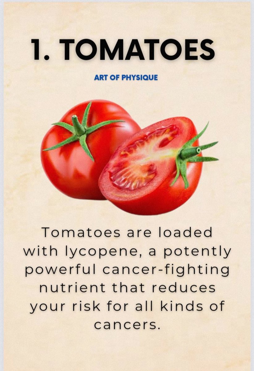 8 Super Food For Healthy Prostrate.. 1. Tomatoes - Thread from ᴀʀᴛ ᴏ ...