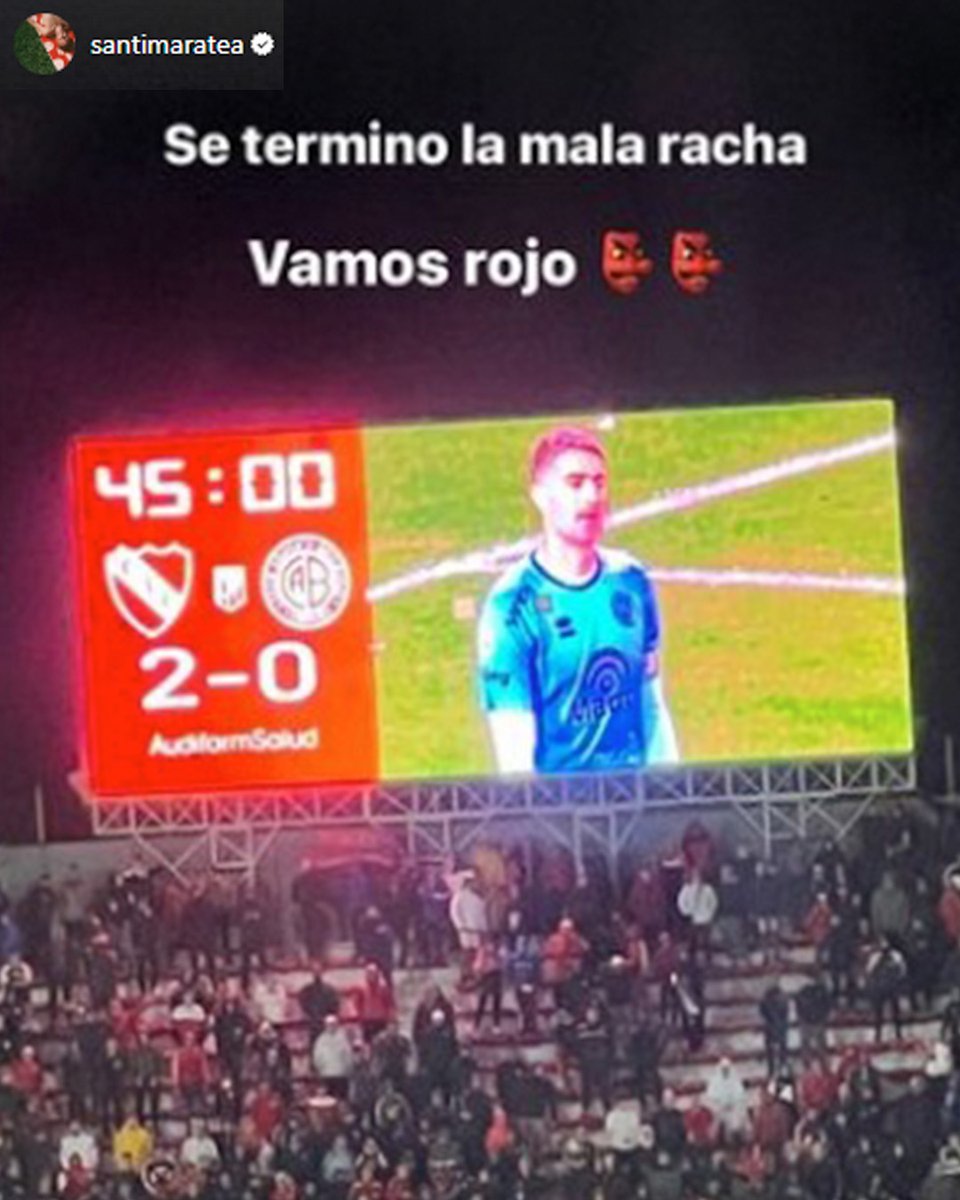 Tnt Sports Argentina On Twitter El Mensaje De Santi Maratea En Sus