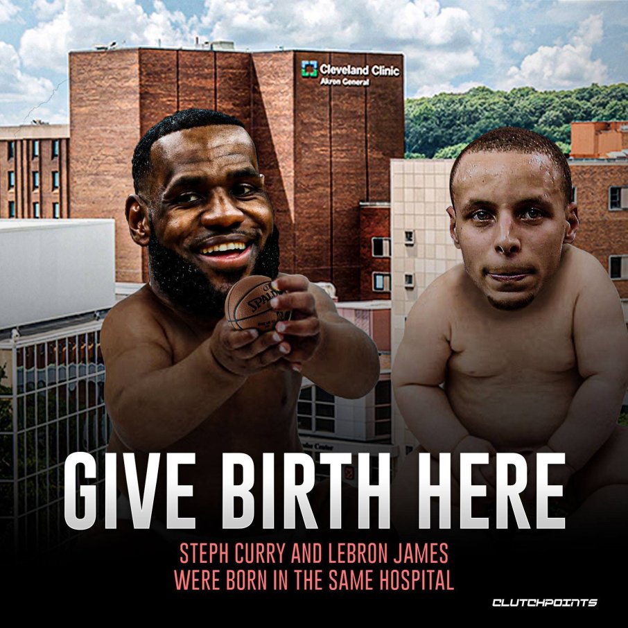 NBA Memes on Twitter: "Fun Fact: LeBron and Steph were born in the same hospital"