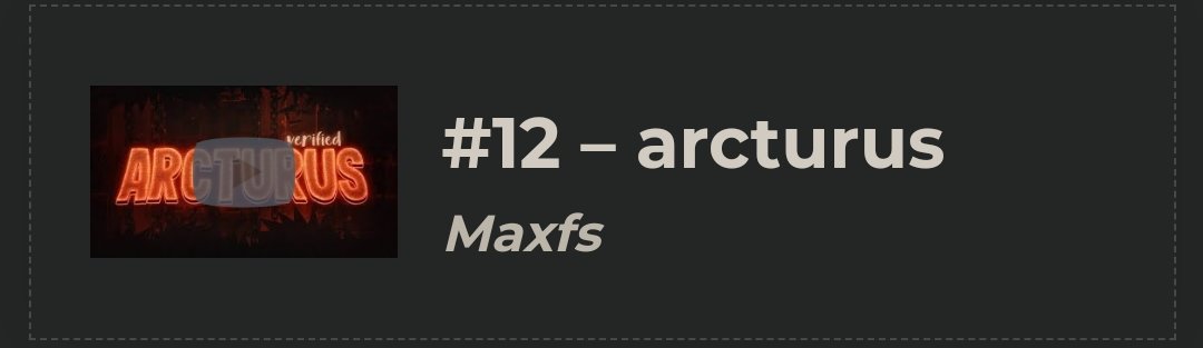 ultracauaHD on Twitter: "it's crazy how arcturus could have been top 1 for almost 2 months if it ...