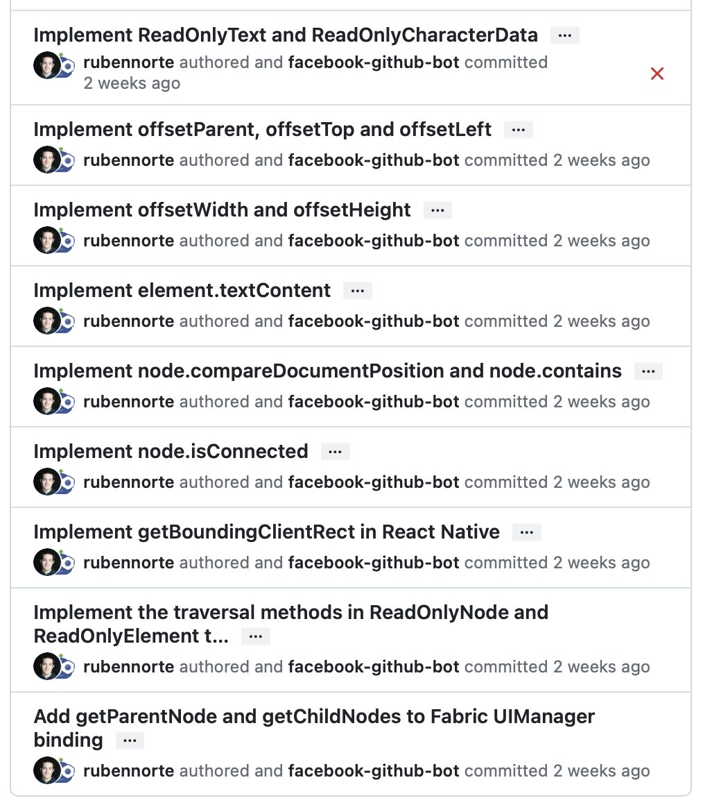 Jamie Birch on Twitter: ""React DOM for Native", once just an RFC, is now rapidly materialising ...