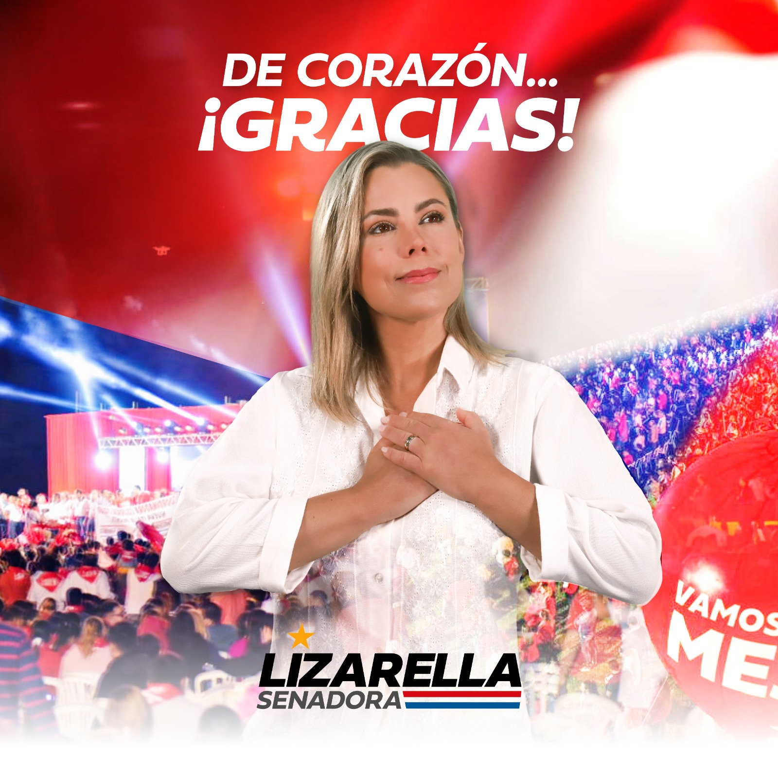 Lizarella Valiente on Twitter: "¡GRACIAS PARAGUAY! Infinitamente agradecida con todos y cada uno ...