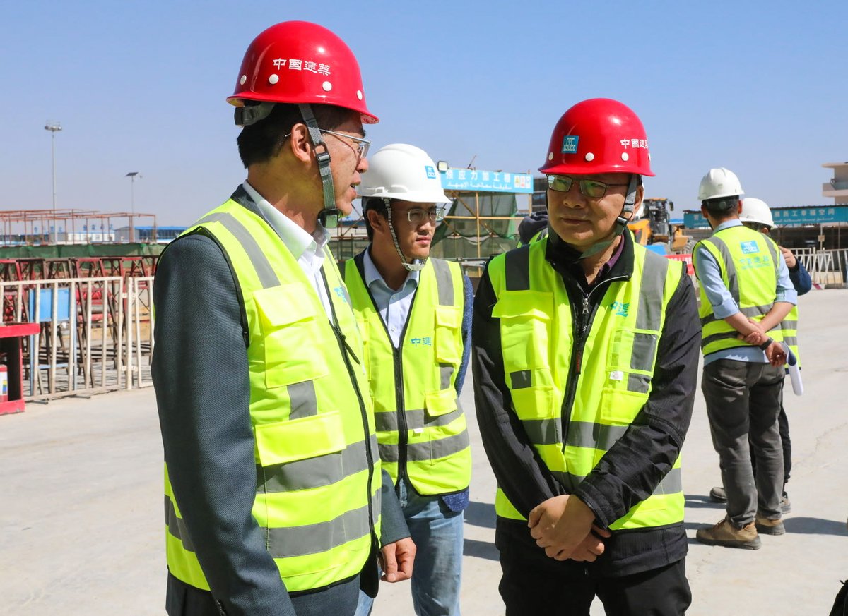 CSCEC EGYPT on Twitter: "CSCEC Egypt warmly welcomed the visit of China Export & Credit ...