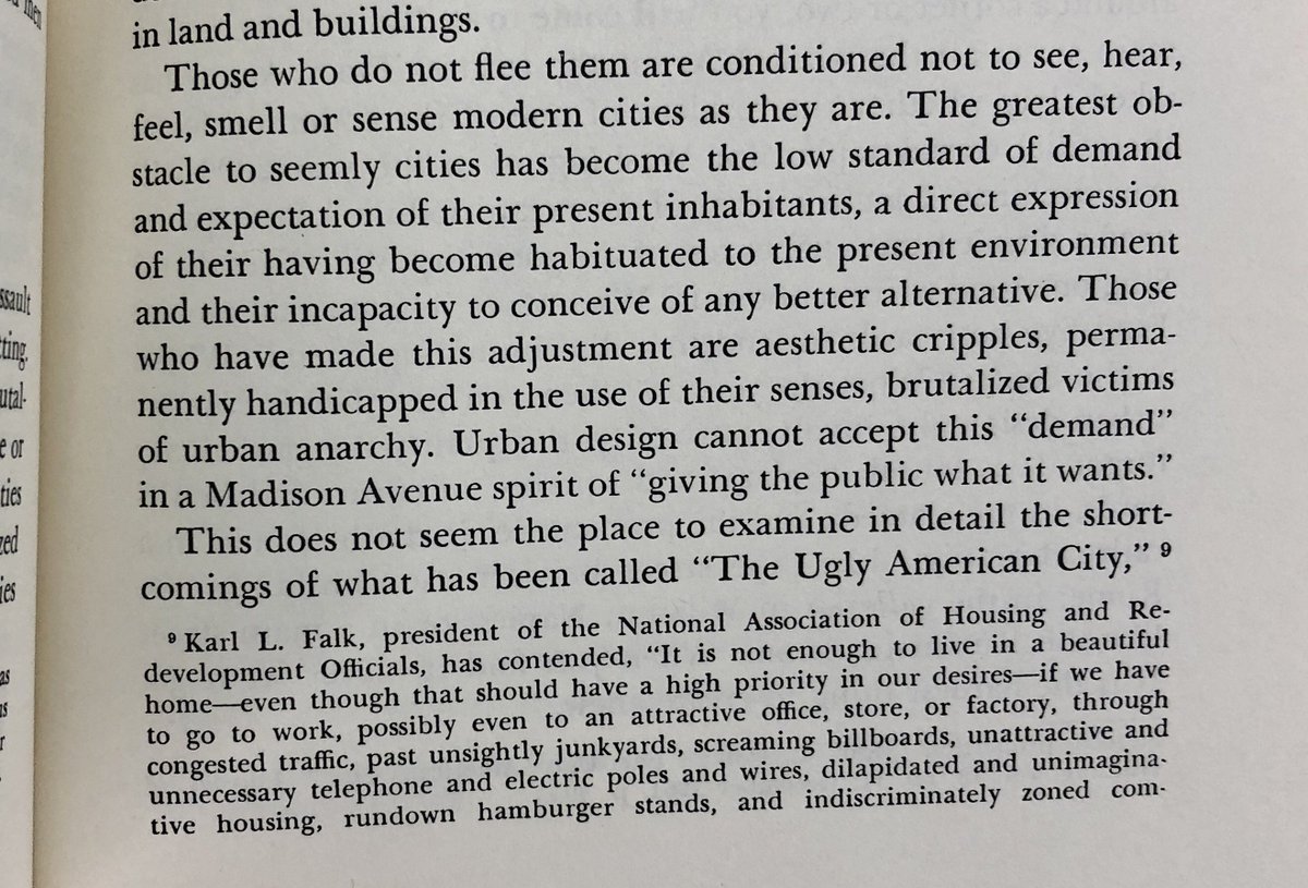 “To the visually trained or sensitive person today, the assault of ...