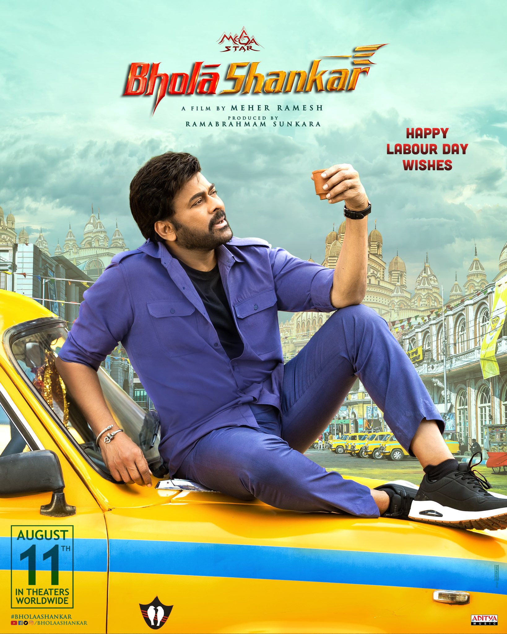 taran adarsh on Twitter: "CHIRANJEEVI: ‘BHOLAA SHANKAR’ NEW POSTERS... #BholaaShankar - starring ...