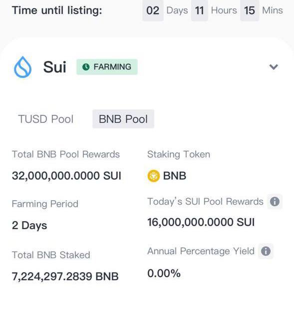 Crypto Sniper calls on Twitter: "Binance Introduces $SUI on Launchpool, to List $SUI Soon 💰 ...