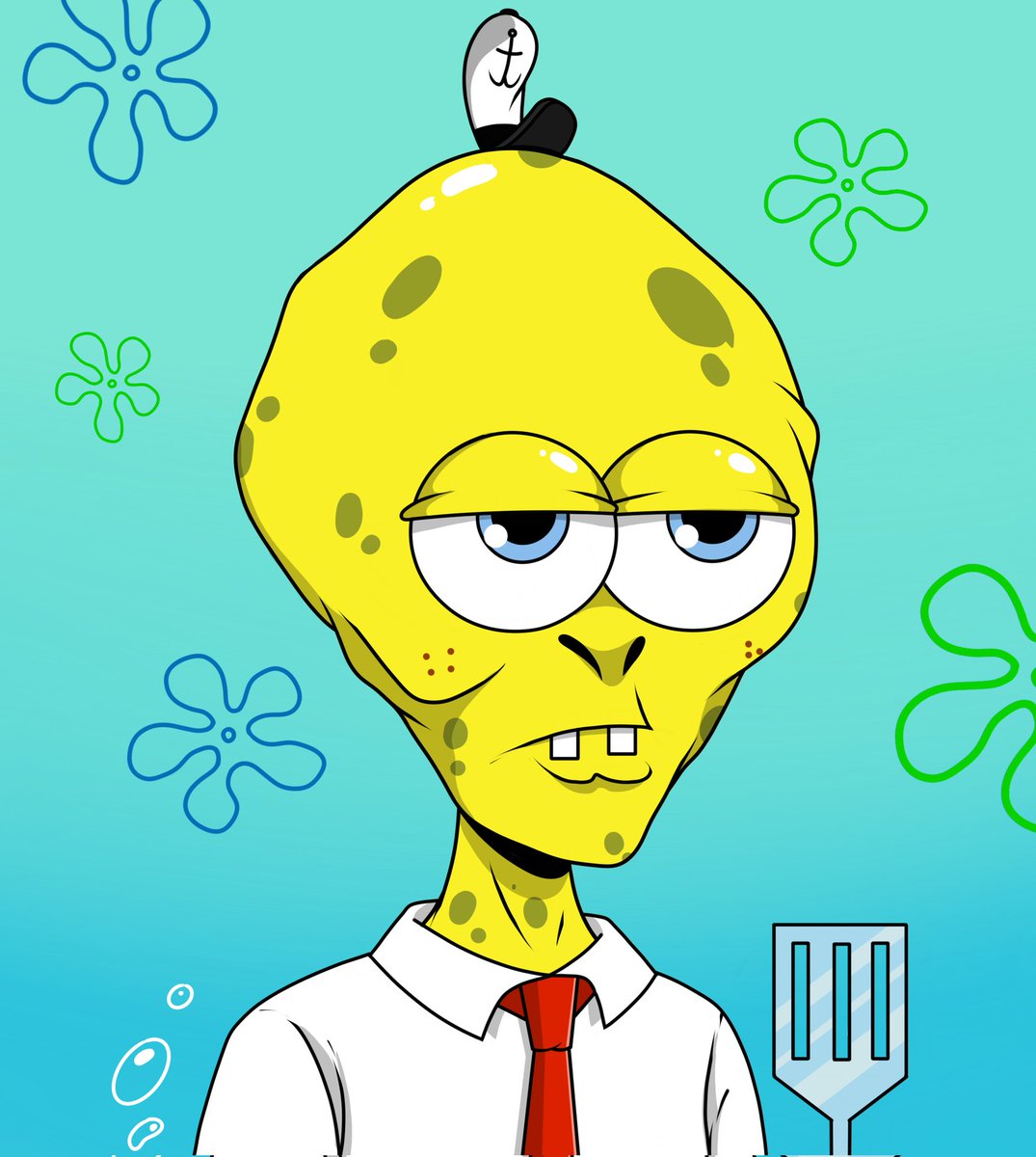 AlienDumbClub 👽🛸 || PHASE 2 on Twitter: "new listed ‼️‼️ AVAILABLE ON @opensea special Spongebob ...