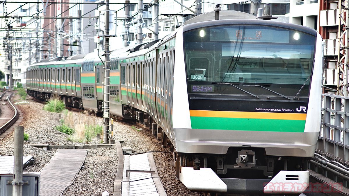 エガチャンホンポ(量産型) エガ・シーラン on Twitter: "23.5.1 JS18 回8648M E233系3000番台 ヤマU628編成 TK入場 2847Y E231系近郊型 ...
