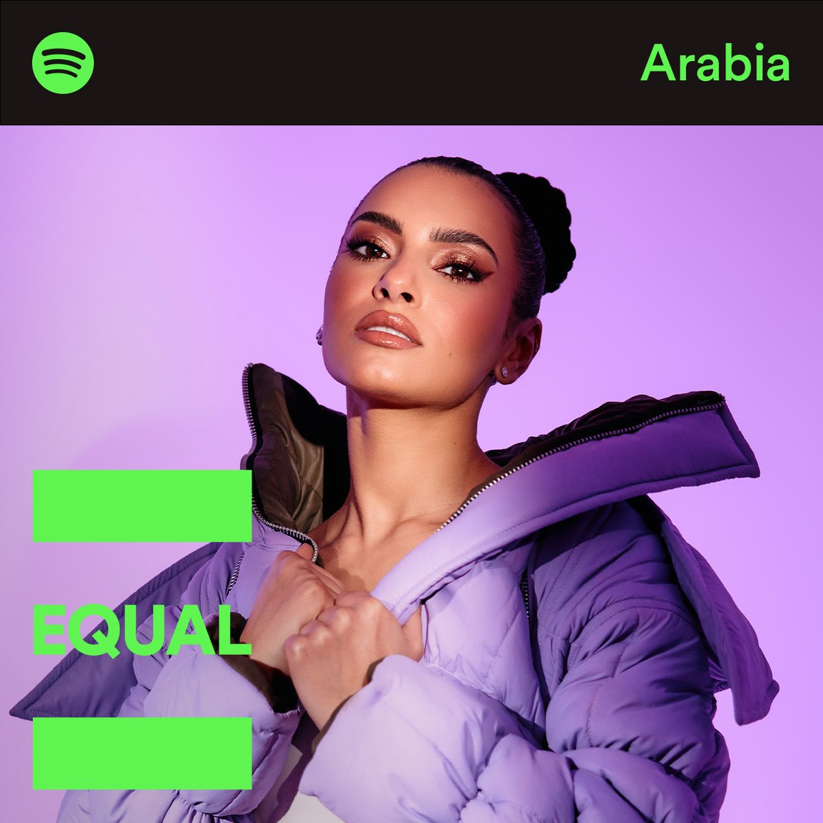 Spotify العالم العربي on Twitter: "كارمن سليمان هي سفيرة شهر مايو لبلاي ليست EQUAL Arabia 💚 ...