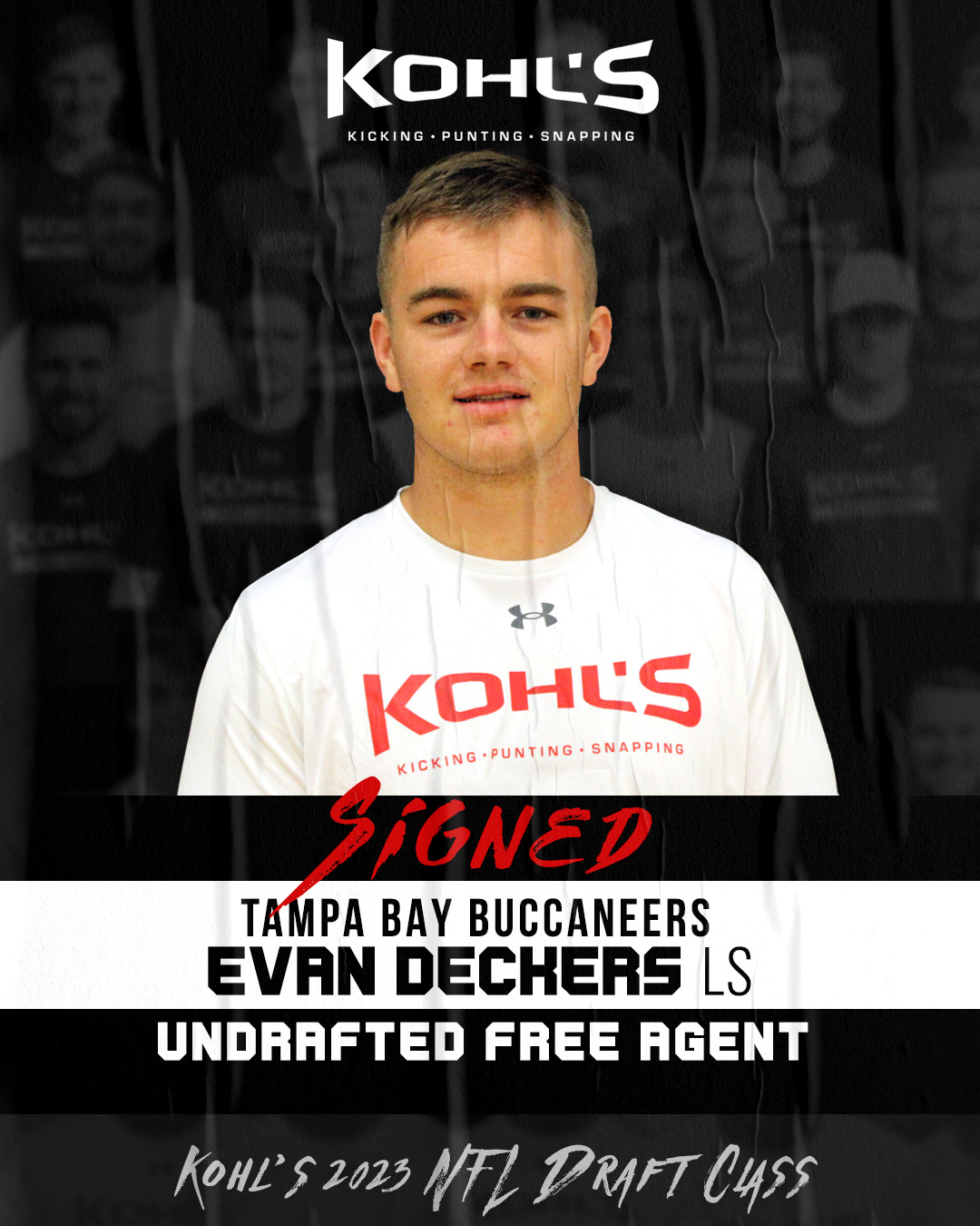 Kohl's Snapping Camps on Twitter: "Long snapper Evan Deckers (@DukeFOOTBALL) has signed as an ...
