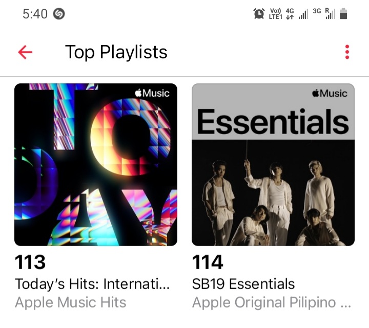 SB19 Rad⚠️o Team PH on Twitter: "RT @SB19AppleTeam: Apple Music Top Playlists Update SB19 ...