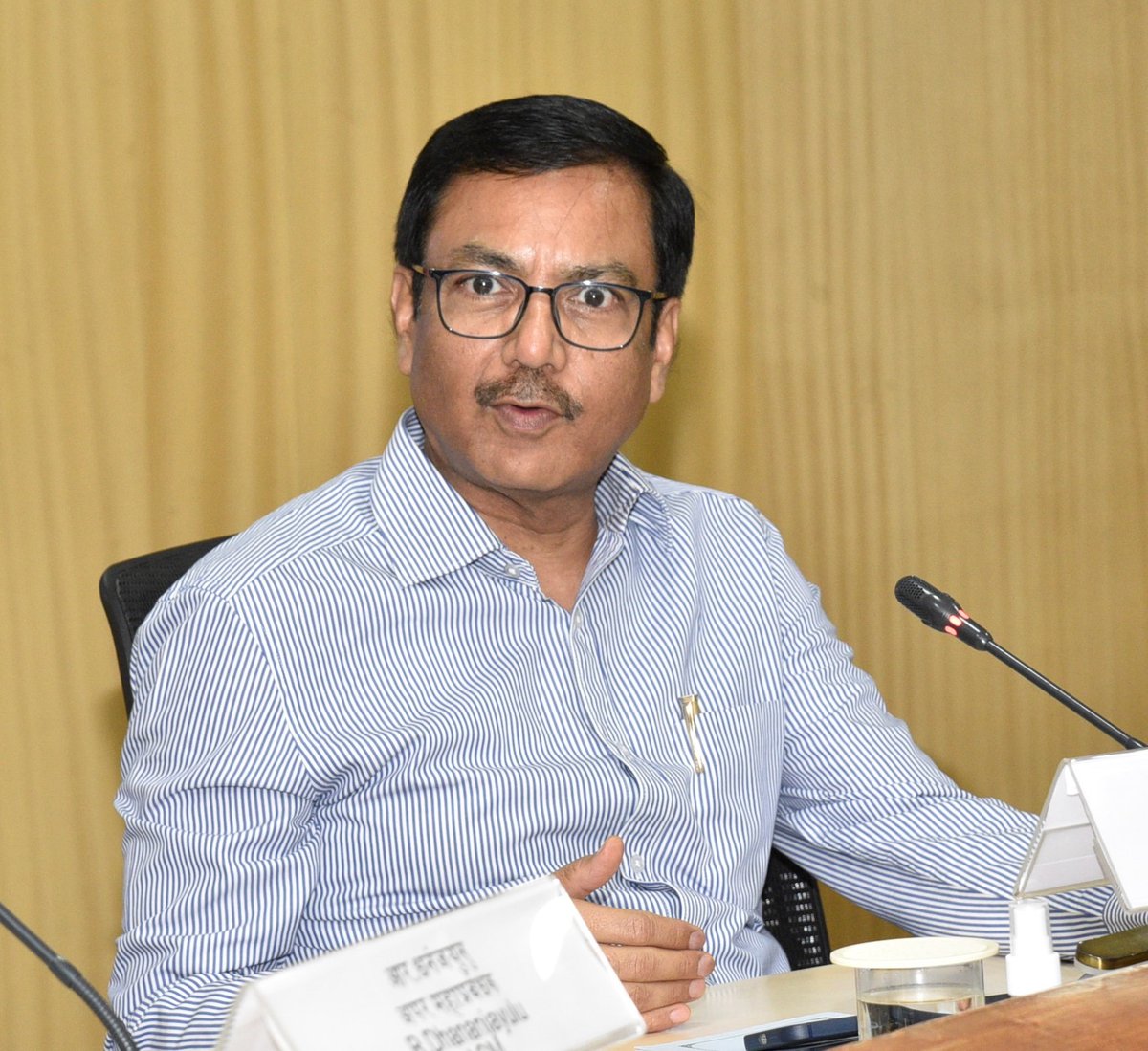 South Central Railway on Twitter: "Shri Arun Kumar Jain @arunjainir General Manager, SCR holds # ...