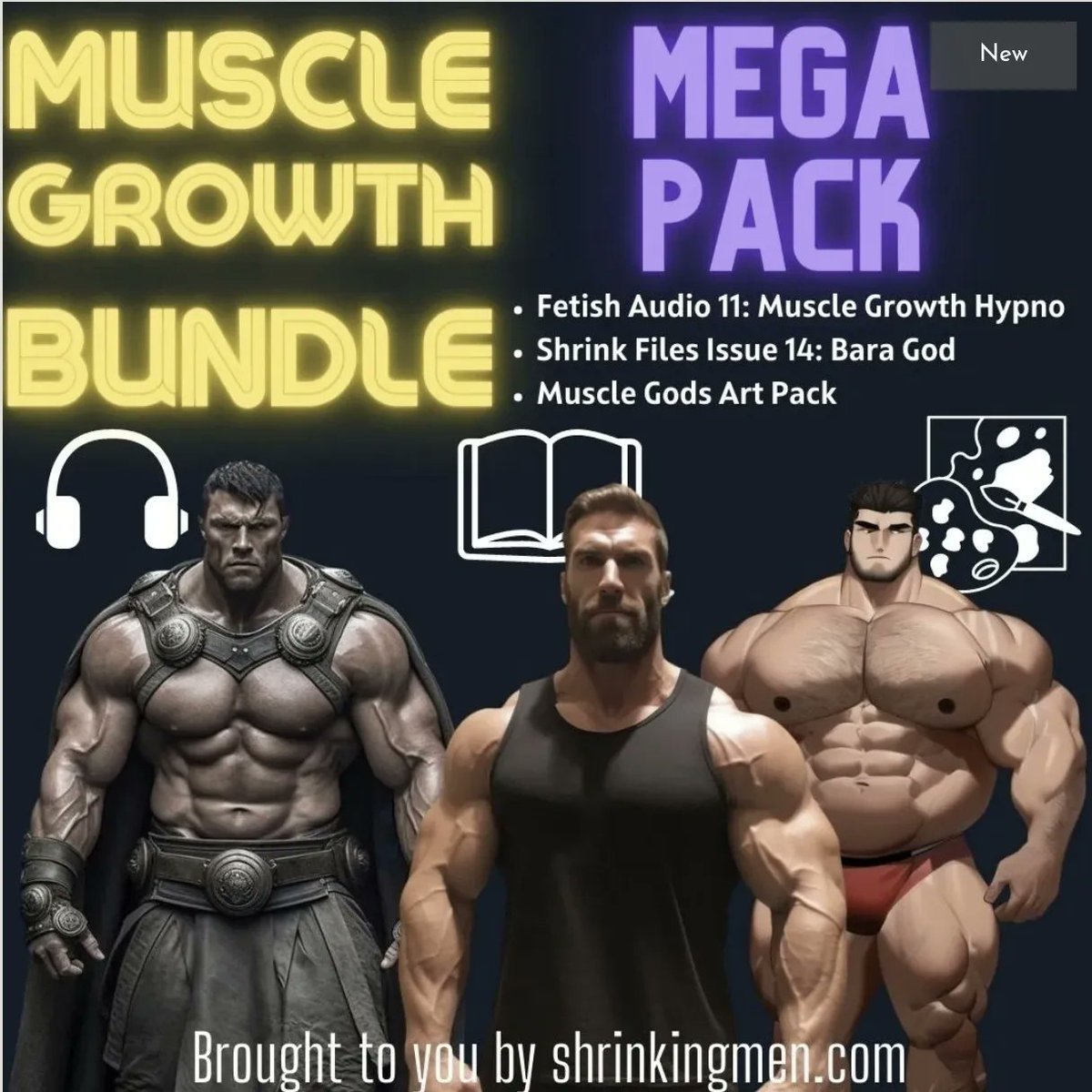 ShrinkingMen on Twitter: "Get ready for #MuscleUpMay at http://ShrinkingMen.com! 💪🔥 Exclusive ...