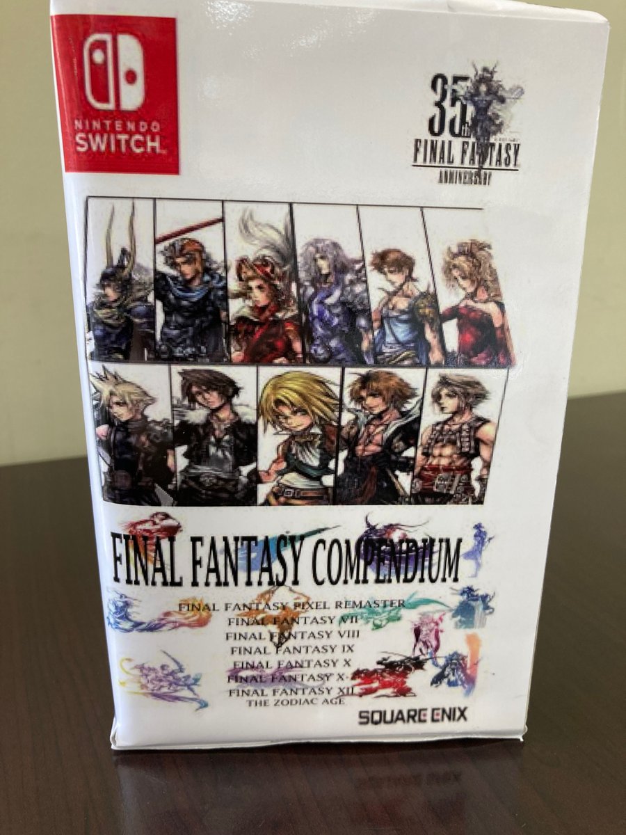 【心得】《FINAL FANTASY I-VI PIXEL REMASTER FF35周年限定特装版》開箱 @NS / Nintendo Switch 哈啦板 - 巴哈姆特