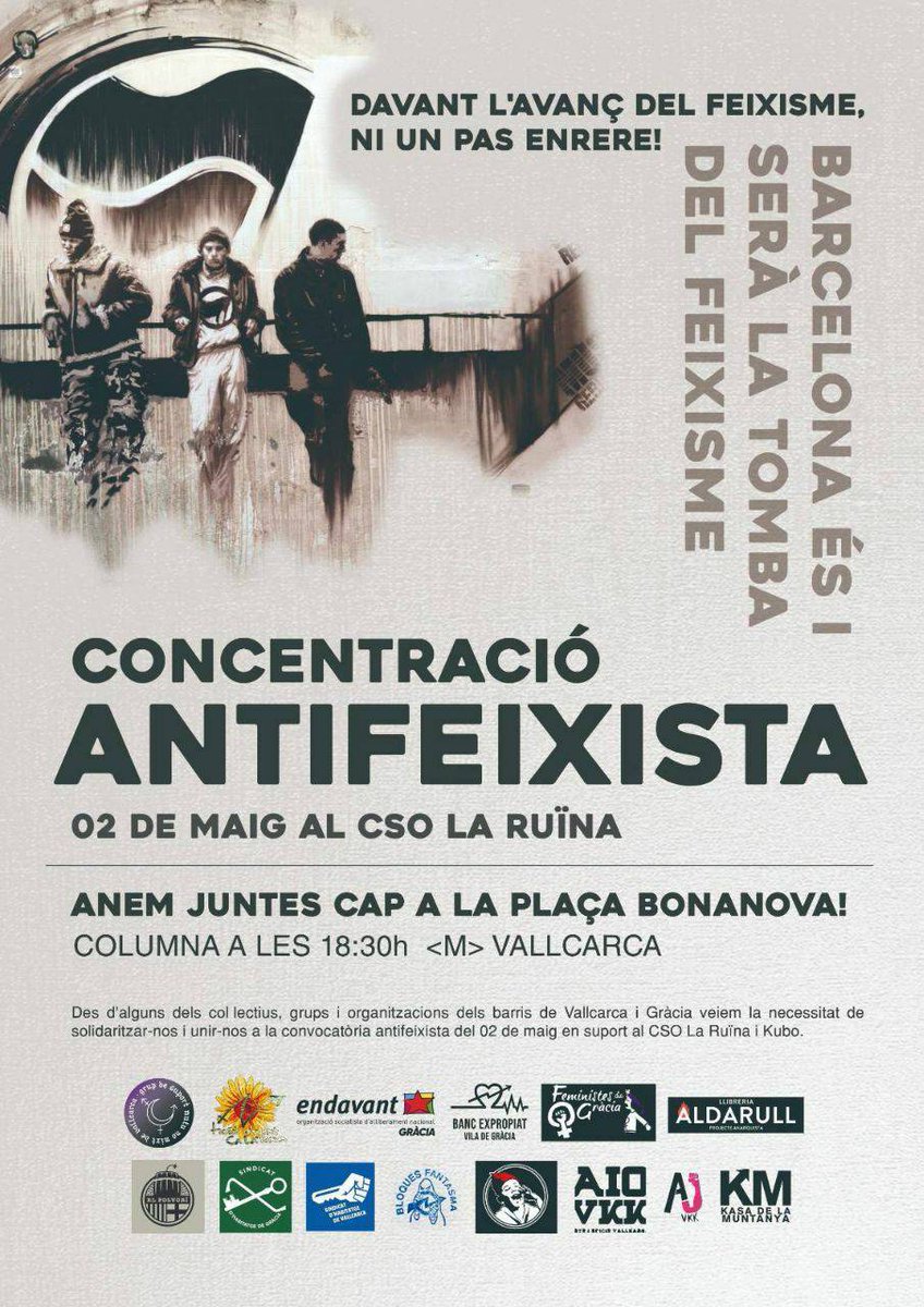 Alerta Solidària On Twitter Rt Smantifeixistes Barcelona és I Serà
