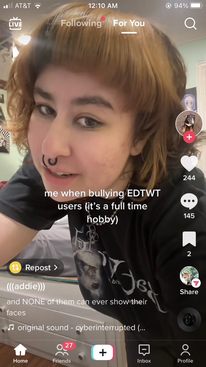 Sylvie🩷🌷 on Twitter: "yeah and i go on tiktok’s with # mental health and tell them to kts, i’m ...