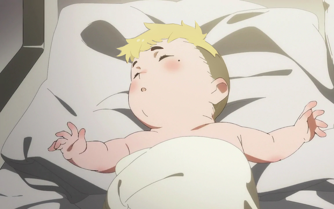 Anime Newborn Baby Girl
