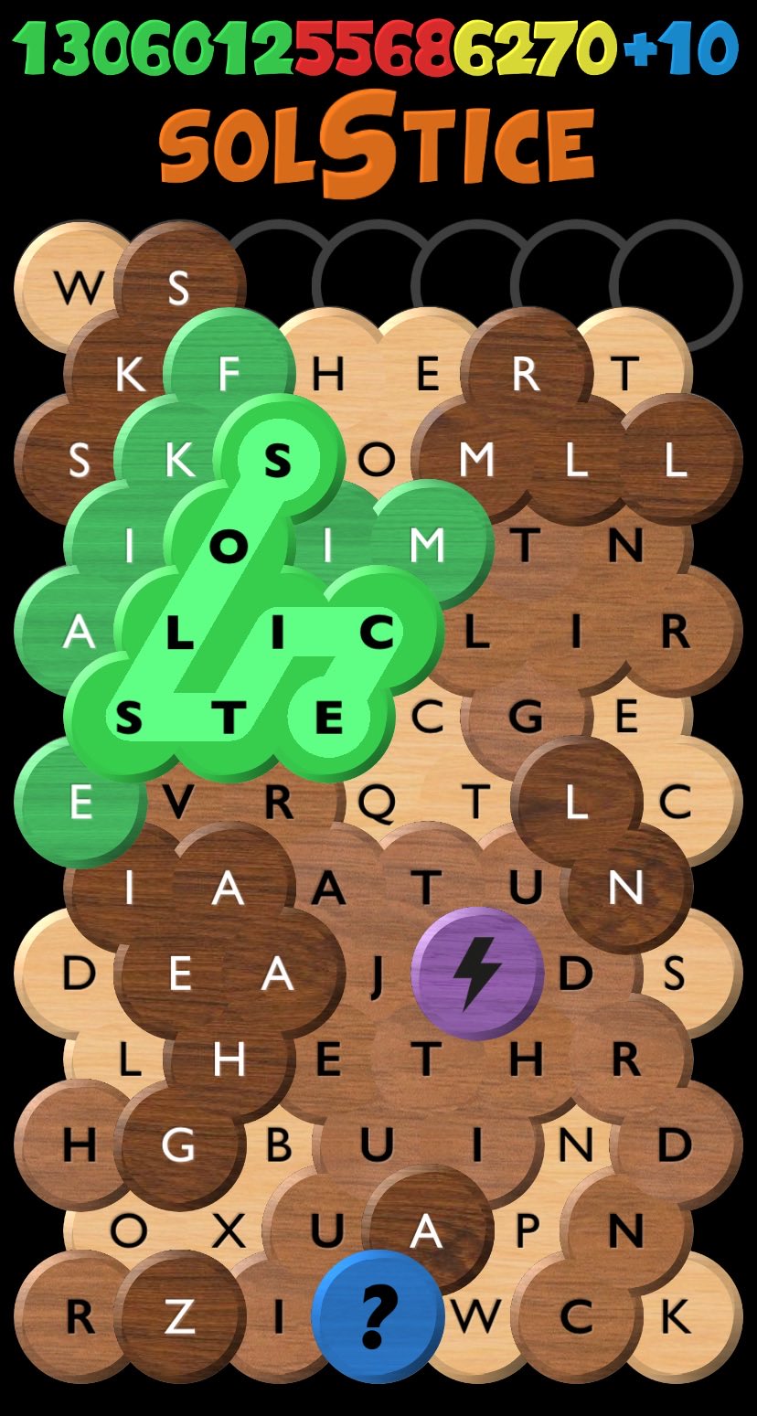 Worded On Twitter I Found Solstice With 8 Letters For 280 Points On Worded An Amazing New 