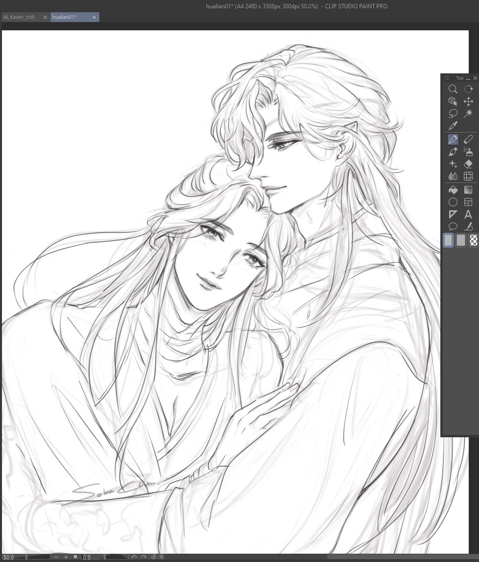 「Embrace W.I.P #花城 #天官赐福 #TGCF #HuaCheng 」|Sobachan | Art page Ffxiv ...