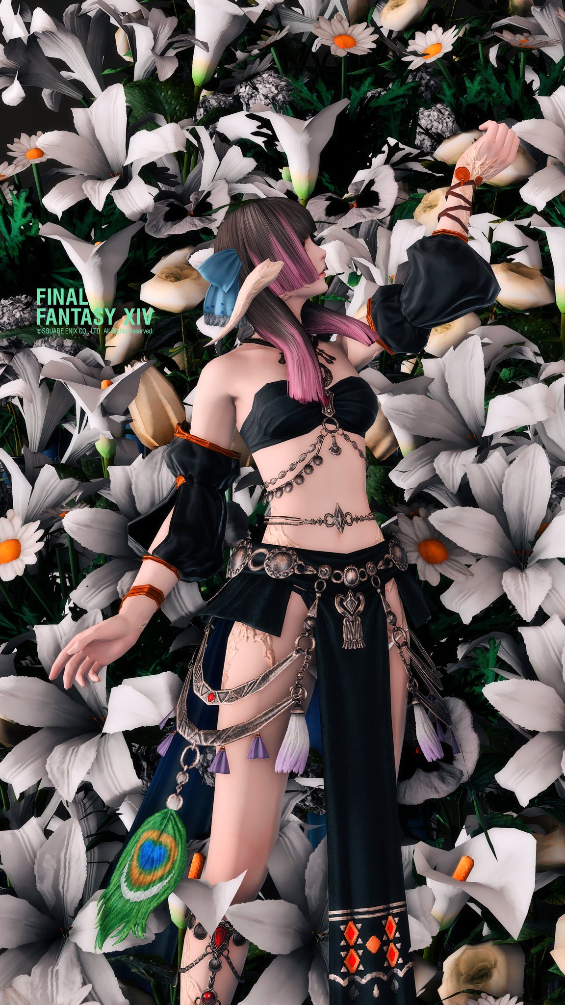 だん@FF14🜸 on Twitter: "#おはウラ & #おやウラ です 🖤🌼ヴァートゥ・ダンサー🌼🖤 #FF14 #本日のアウラ #メスラ #XIV_PICTCLIP #GPOSERS ...