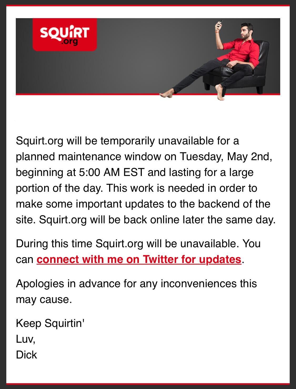 Hookup And Cruising On Twitter We Appreciate That This Is A More Extended Downtime
