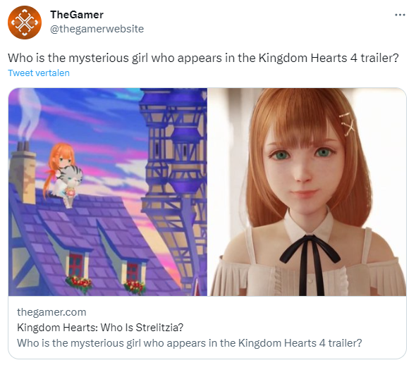 Saved You A Click Video Games on Twitter: "Strelitzia appears in Kingdom Hearts Union X. She's a ...