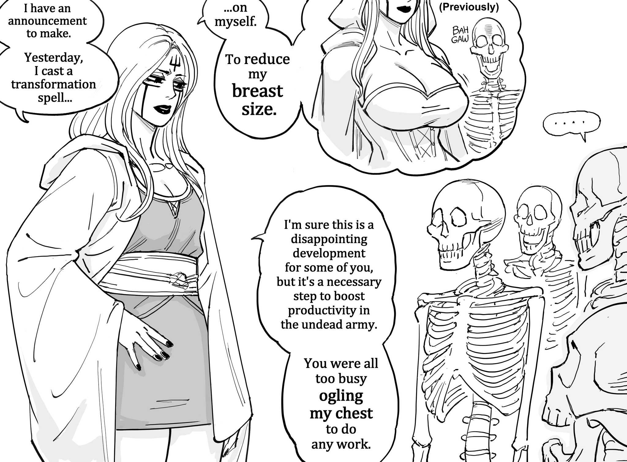 Baalbuddy (Commissions Closed) on Twitter: "Patreon request: Necromancer realizes she can just ...