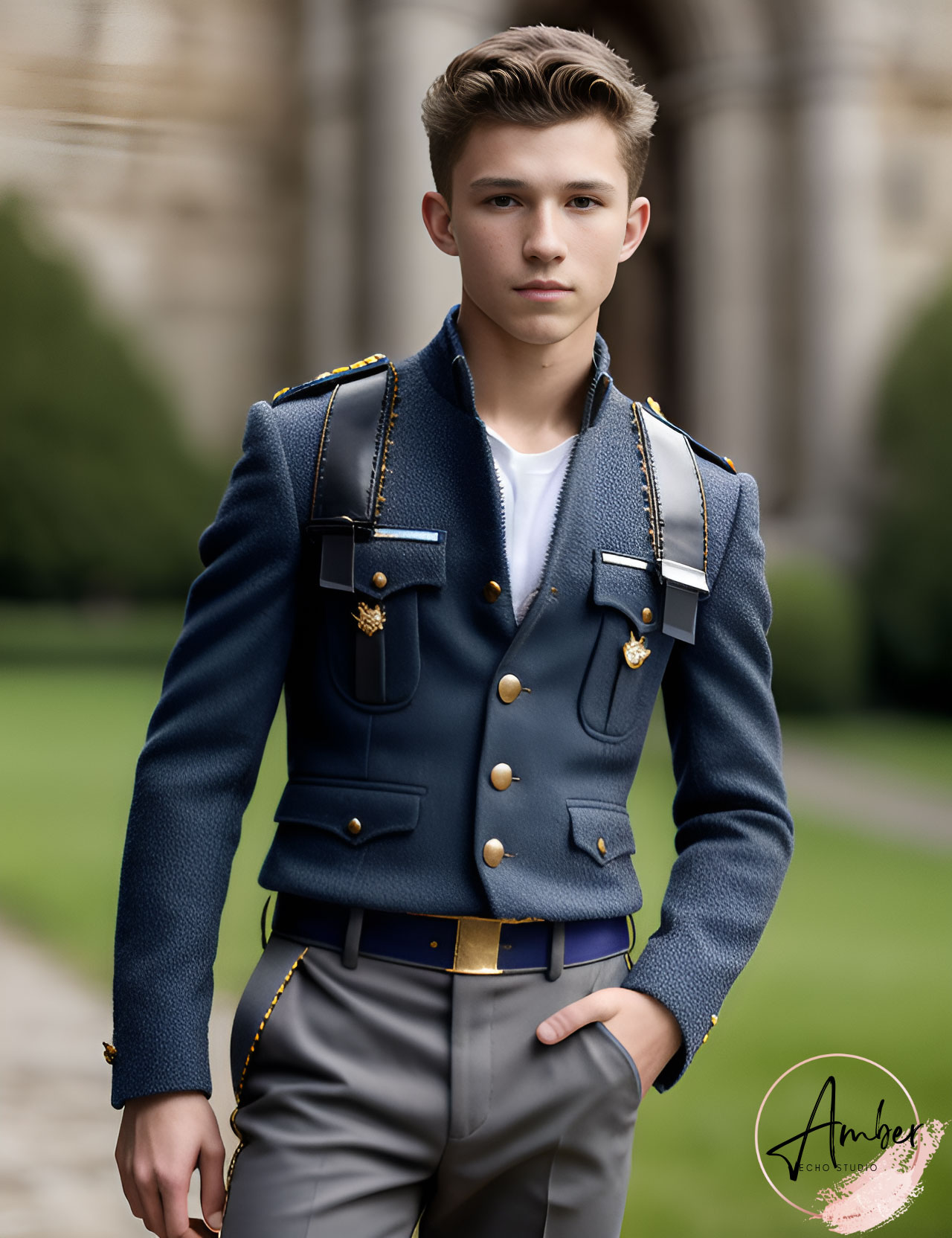 Amber's Echo Studio on Twitter: "button or unbutton the uniform, your choice. For more images ...