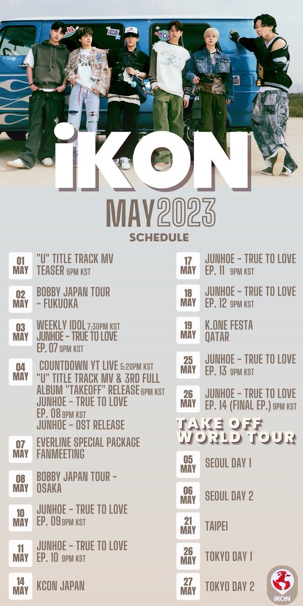 iKON Global 아이콘 글로벌 on Twitter: "[🗓] #iKON SCHEDULE CALENDAR Today’s Schedule: #BOBBY - JAPAN ...