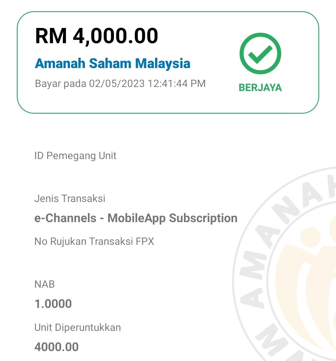 Marcus Keong on Twitter: "I tried to buy more ASM units from ASNB app just now. Still have units ...