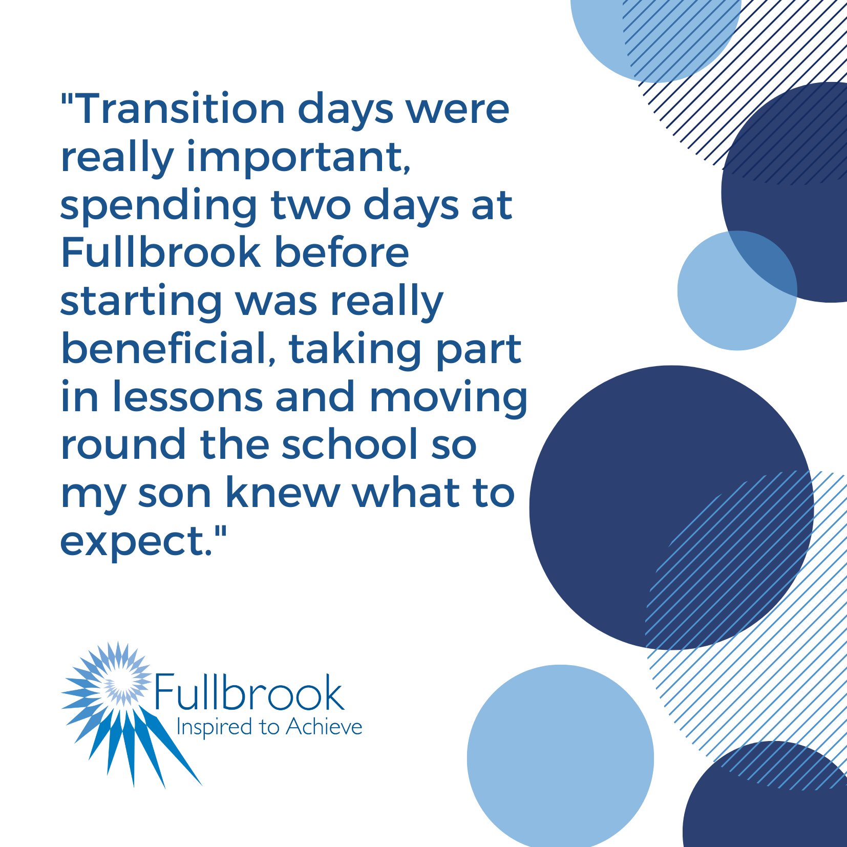 Fullbrook on Twitter: "We recently asked some of our parents & students in Year 7 to share their ...