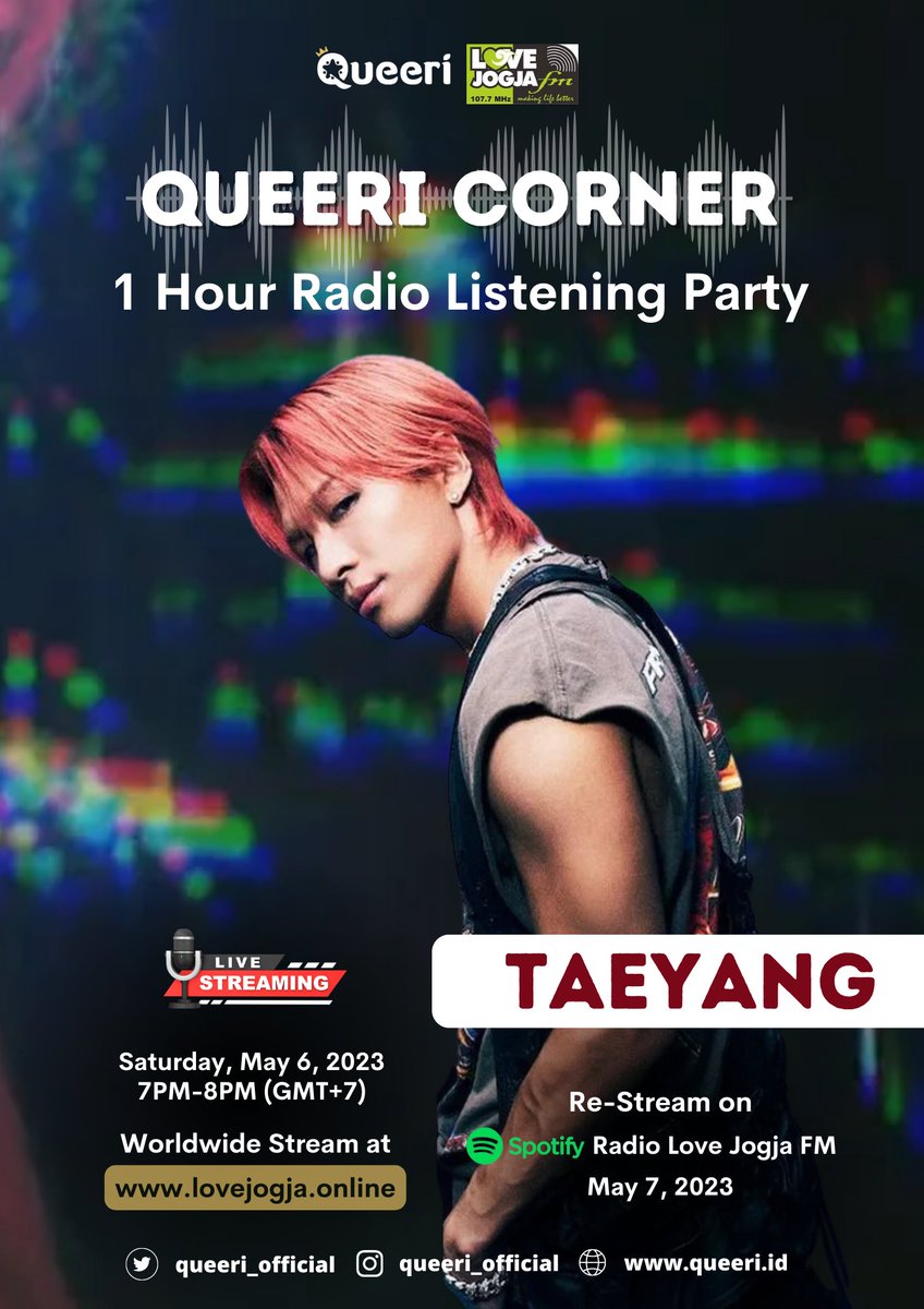 QueeRI on Twitter: "Don't miss Queeri Corner broadcast at Radio Love Jogja. We are gonna talk ...