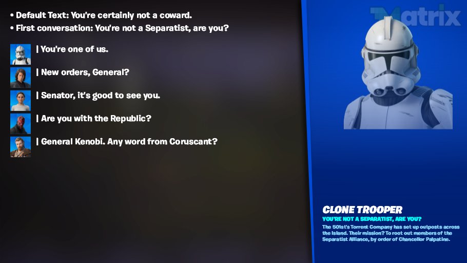 iFireMonkey on Twitter: "New Clone Trooper NPC:"