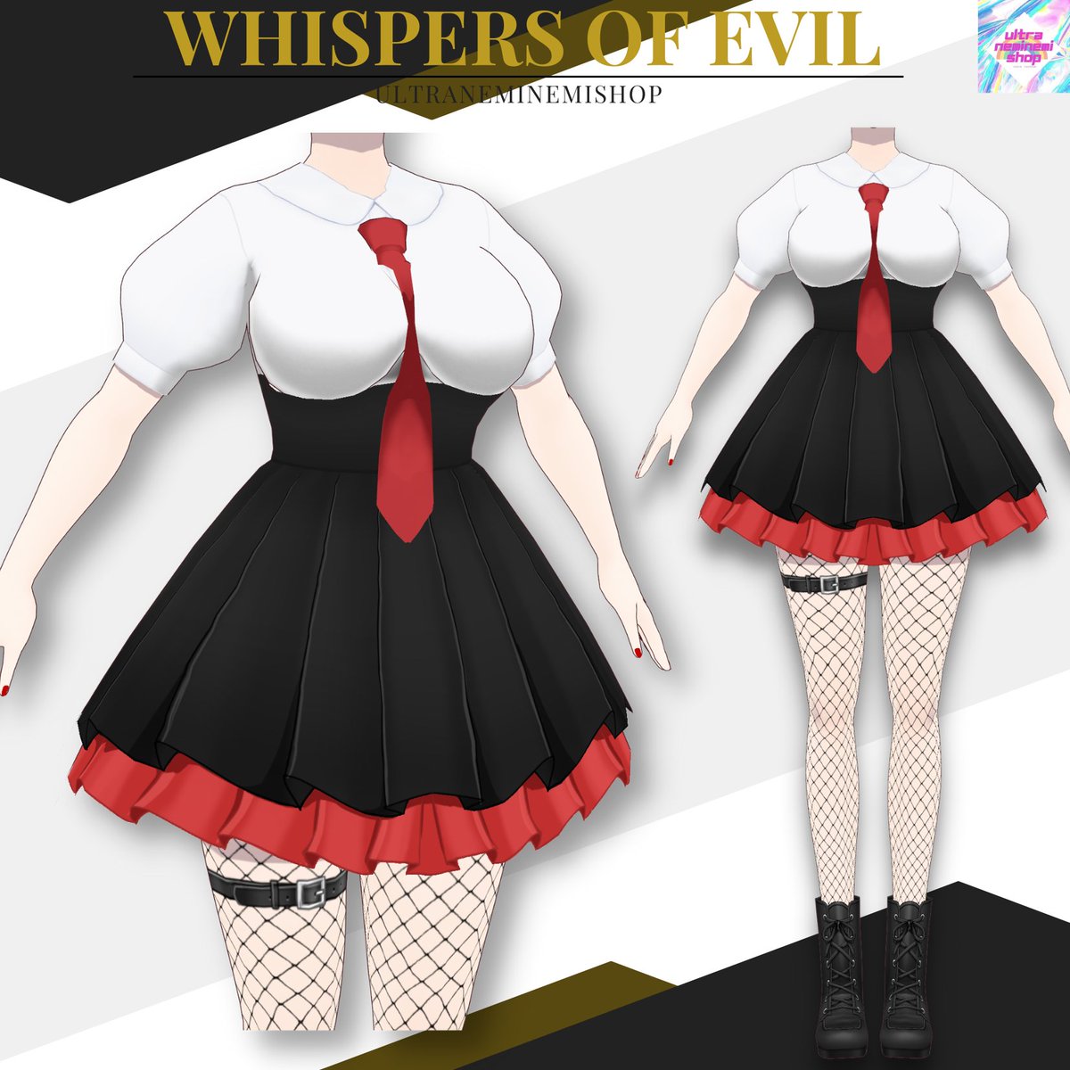 GWセール中！うるとら🦄ねみねみshop on Twitter: "【新作】5月新作です！🌟 ・新キャラのエヴィー！VRM/.vroidfileで着せ替え可能！ https ...