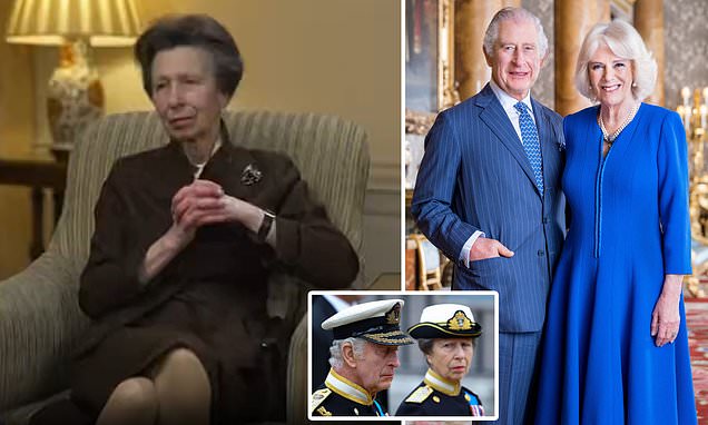 Daily Mail Online on Twitter: "'Covid stole from my father,' says Princess Anne in bombshell ...
