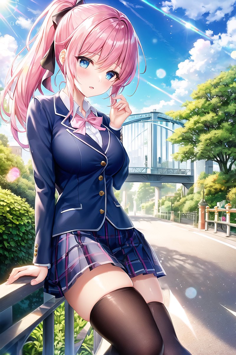 Ray_AI_illust on Twitter: "制服も良い #AIイラスト"