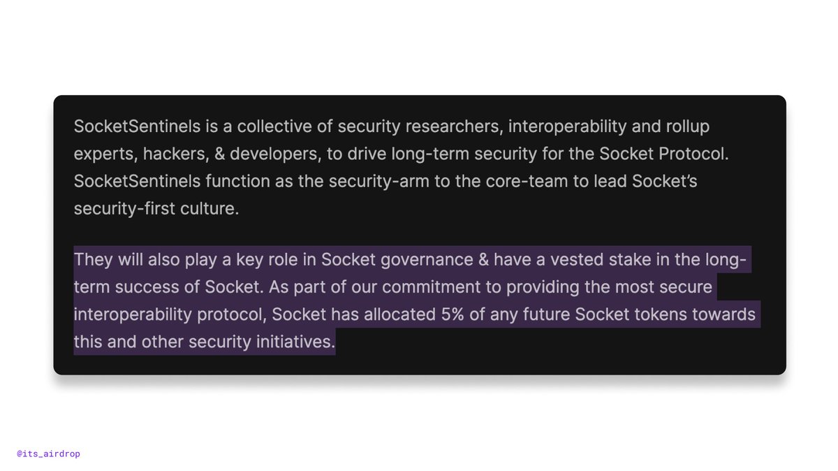 🚁 Potential Airdrop: Socket It's a cross-chain interoperability protocol that, like LayerZero ...