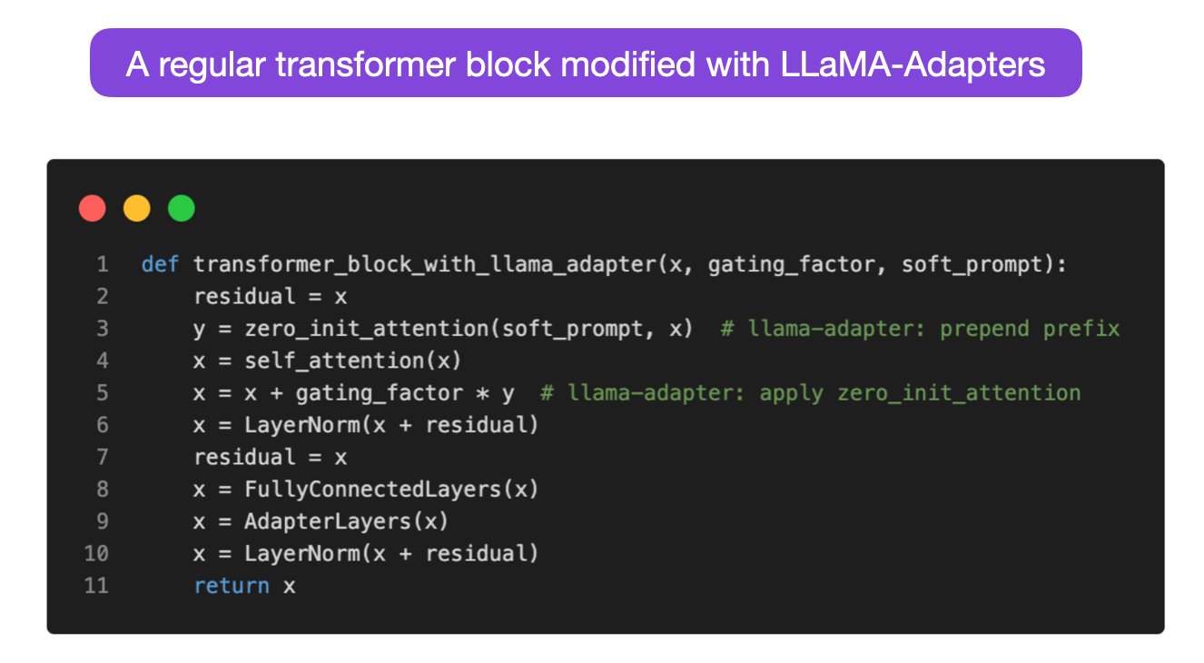Sebastian Raschka on Twitter: "As a brief recap, what's LLaMA-Adapter, and how does it work ...