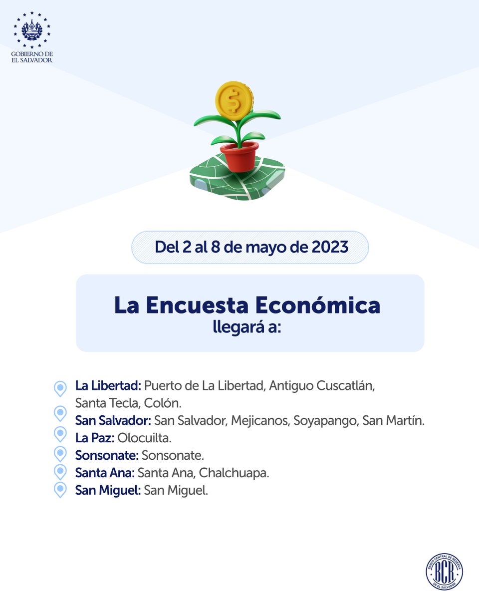 Banco Central SV on Twitter: "¡Atención! 📢 Anunciamos la programación de visitas por parte de ...