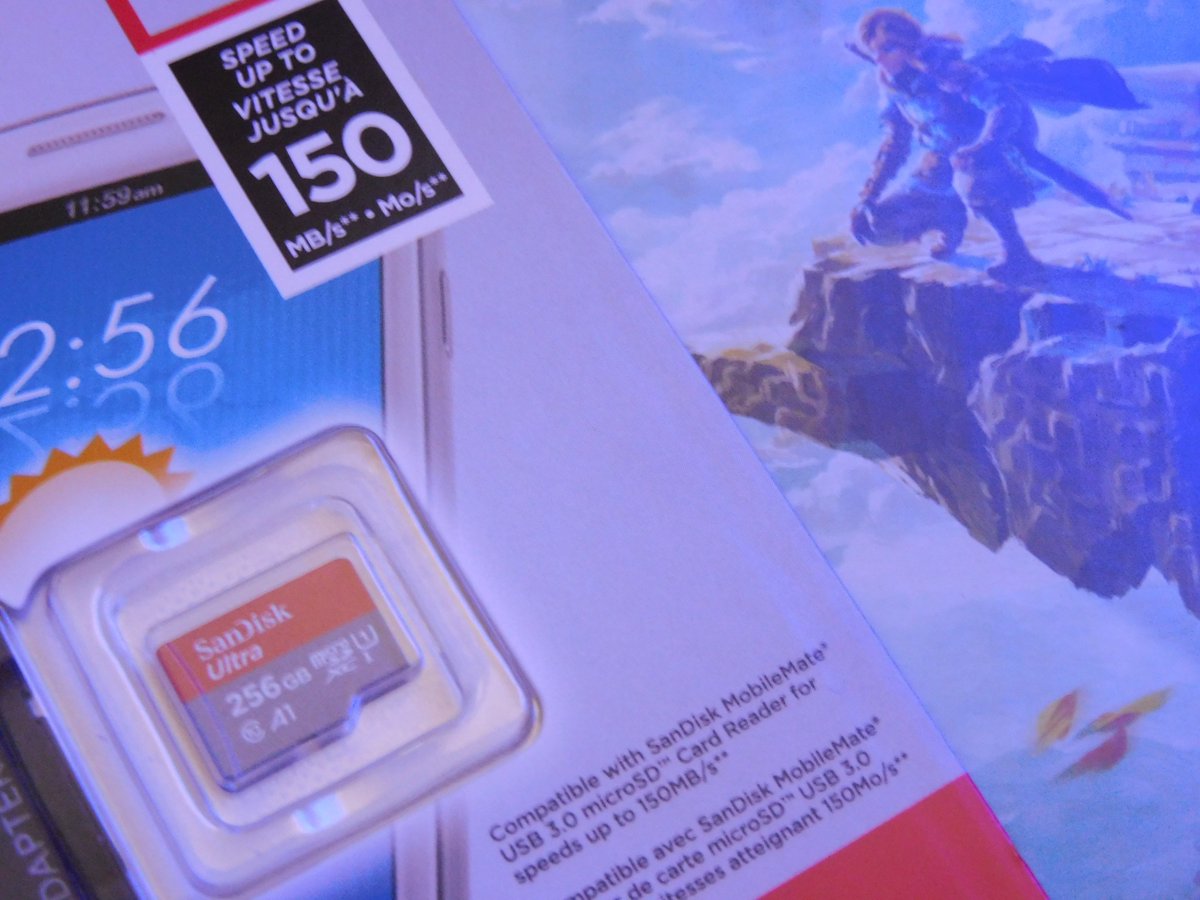 Prince Hyrule on Twitter: "New Switch New SD Card. upgrading from a 64."