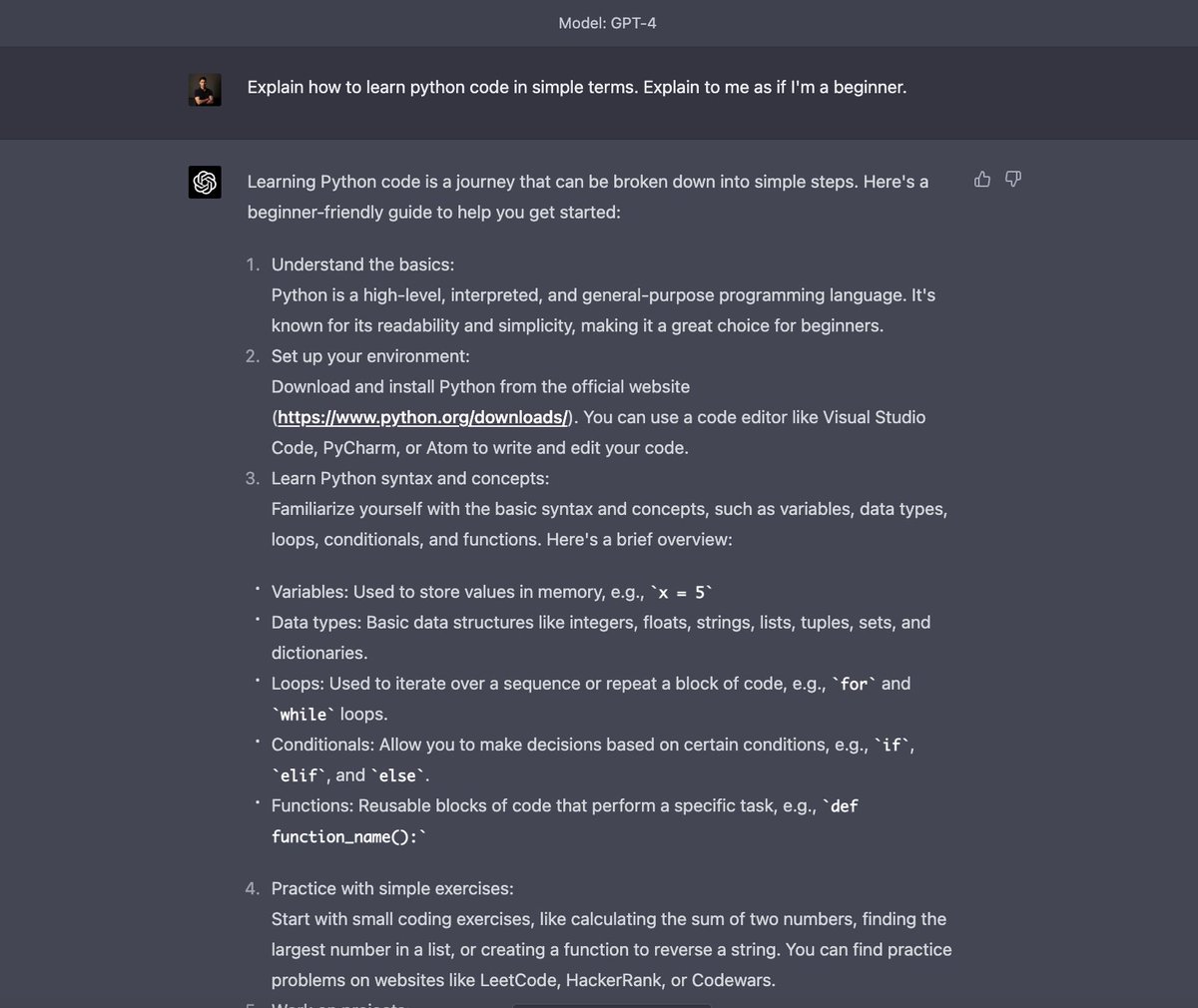 Artificial Intelligence on Twitter: "1. Explain like I'm a beginner Prompt: "Explain [topic] in ...