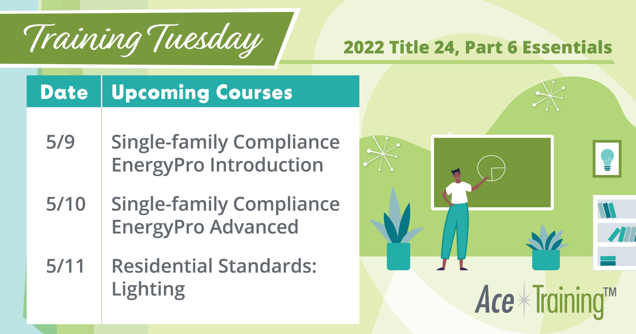 Energy Code Ace on Twitter: "Happy Training Tuesday! In honor of National Teacher Appreciation ...