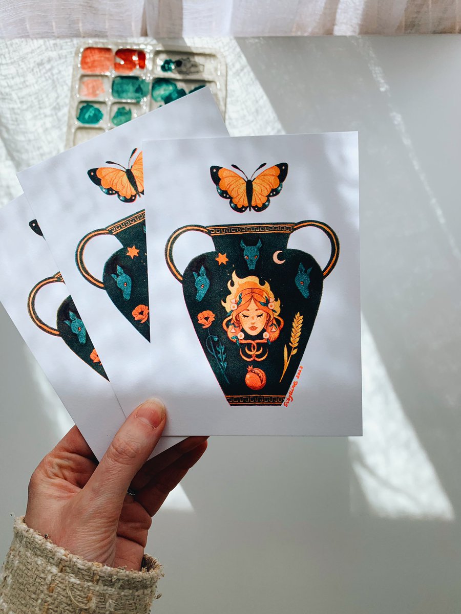 「Mini riso prints for Patre0n 」|🌜Sibylline🌛のイラスト