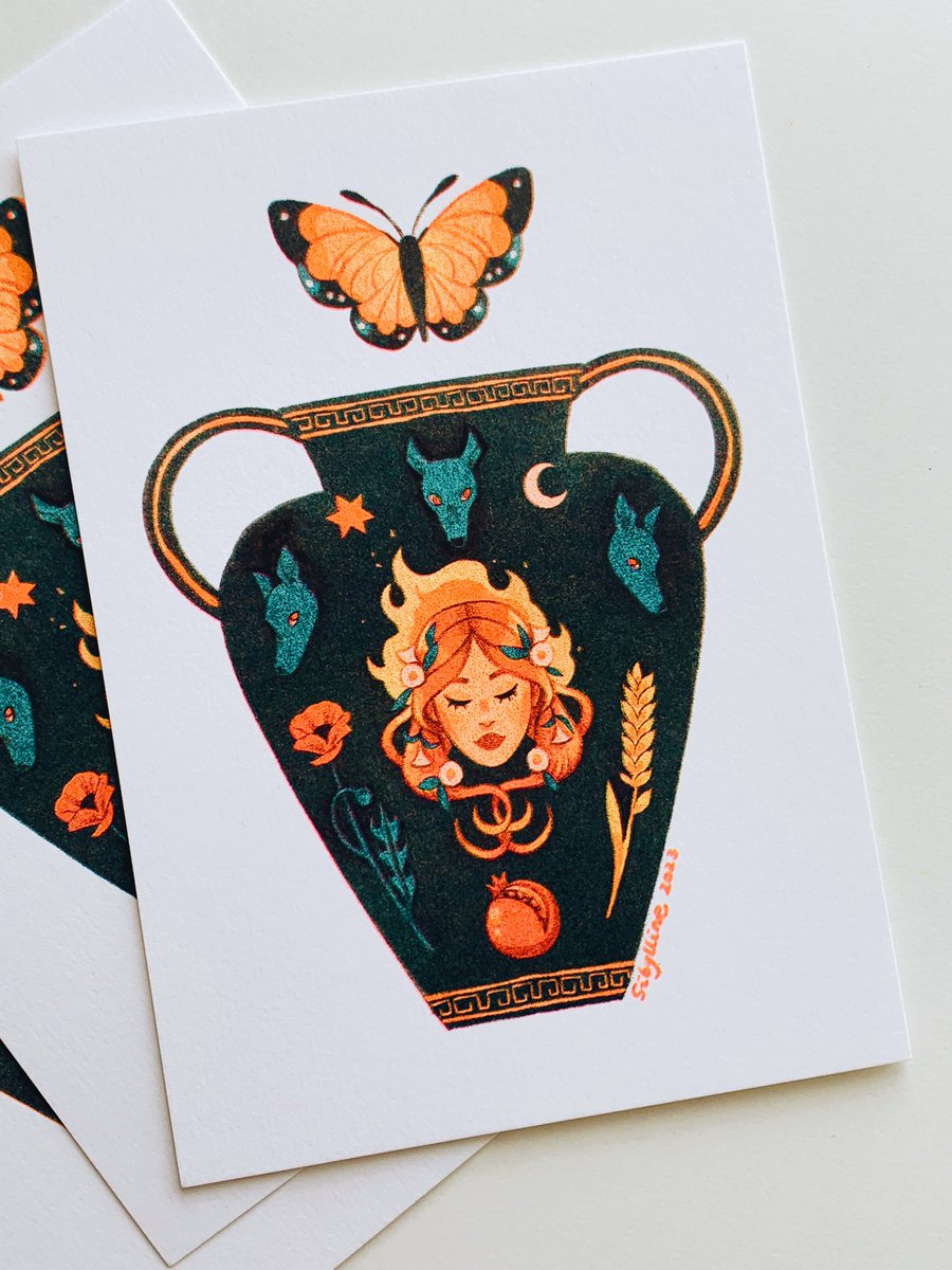 「Mini riso prints for Patre0n 」|🌜Sibylline🌛のイラスト