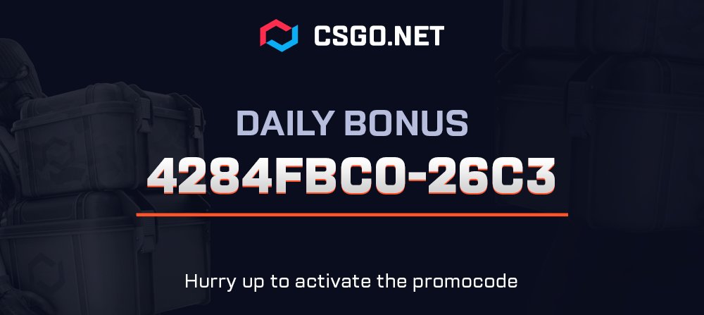 CSGO.net on Twitter: "Hello ⚡ New secret codes is here! Activate it on Daily Bonus page: https ...