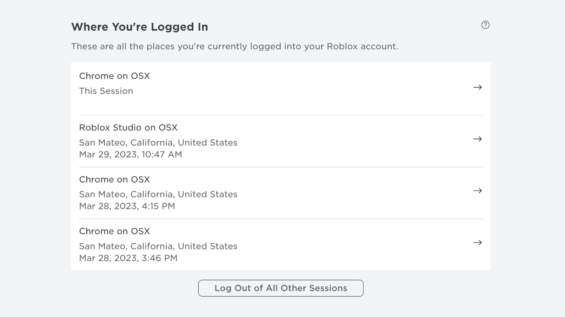 RBXNews on Twitter: "Roblox has added Session Management! Head over to Security Settings to see ...