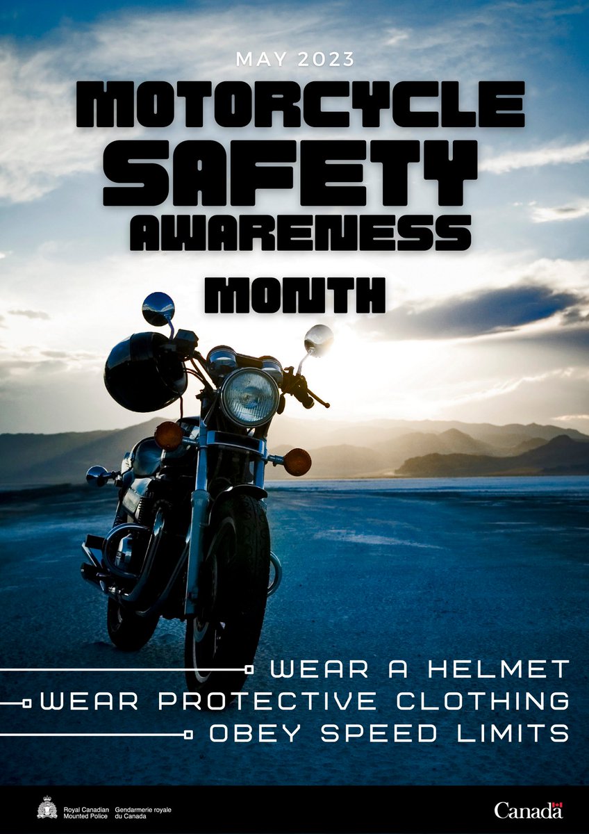 Digital Government and Service NL on Twitter: "RT @RCMPNL: May is Motorcycle Safety Awareness ...