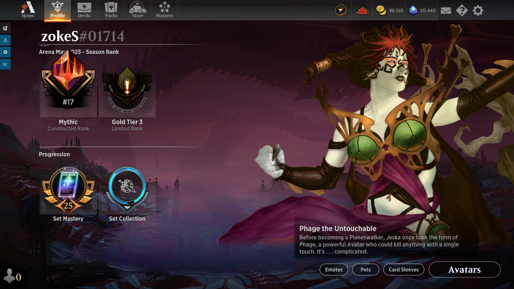 MTG Arena Zone on Twitter: "RT @kiraiizo: Mythic #17 with the update list for standard's grixis ...