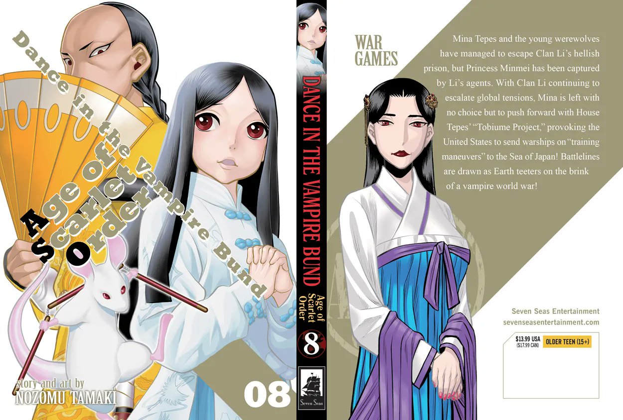Seven Seas Entertainment on Twitter: "DANCE IN THE VAMPIRE BUND: AGE OF SCARLET ORDER Vol. 8 An ...